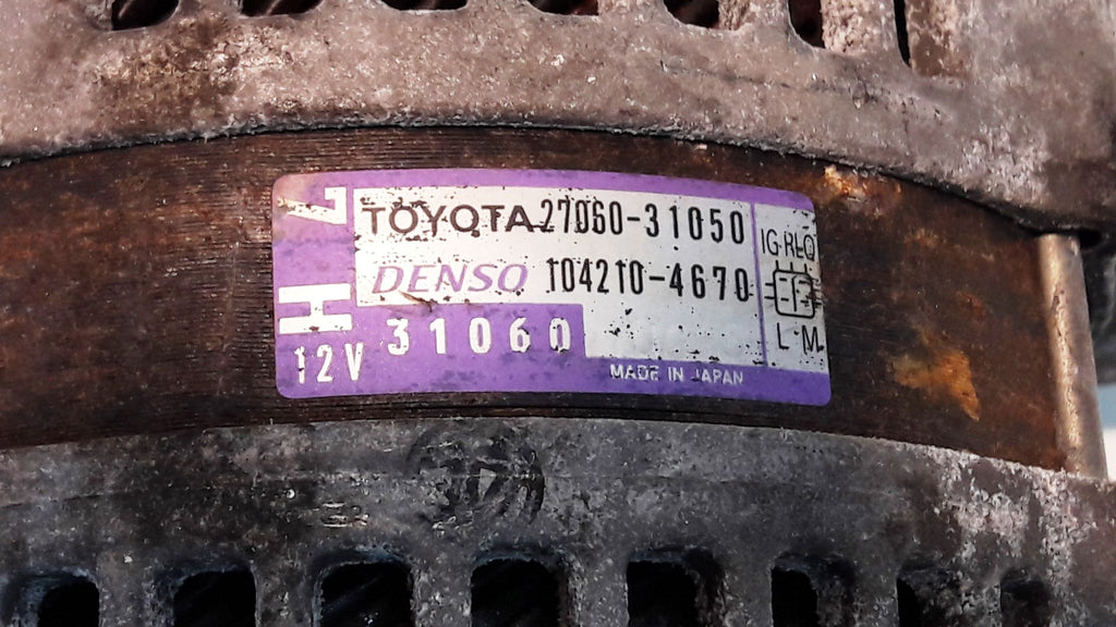 ALTERNATOR DENSO 104210-4670 LEXUS IS250 4GR 2.5 FSE PETROL V6 GS300 R ...